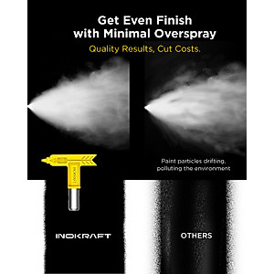 MaXpray M1 Airless Paint Sprayer, Highly Efficient Thinning-Free Minimal Overspray for Up to 10 Gallon DIY Painting Projects Home Interior & House Exterior, Comes with Sprayer Accessories