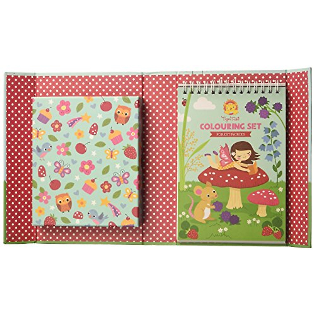 Tiger Tribe Forest Fairies Colouring Set Blue