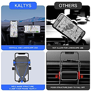 Karltys Cell Phone Holder for Toyota RAV4 2013-2018 Accessories Car Mobile Phone Holder Air Vent Mount for 4-7 Inch Phones Thick Case Friendly Fully Adjustable Stand