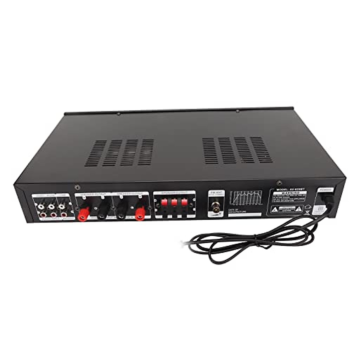 Bluetooth Home Theater Receiver, 5 Channel AV Receiver with Radio and MIC in, 500W HiFi Bluetooth Stereo Amplifier for Home Theater Karaoke Party