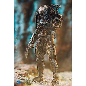 Hiya Toys Alien vs. Predator: Young Blood Predator 1:18 Scale Action Figure, Multicolor