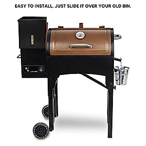 Stanbroil Pellet Grill Hopper Extension for Pit Boss 340 and 440 Series, Black