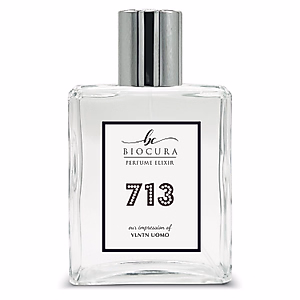 BIOCURA BC Perfume 713 Inspired by Vlntn Uomo For Men Replica Fragrance Dupes Eau de Parfum Spray Bottle 3.4 Fl Oz/100ml-X1