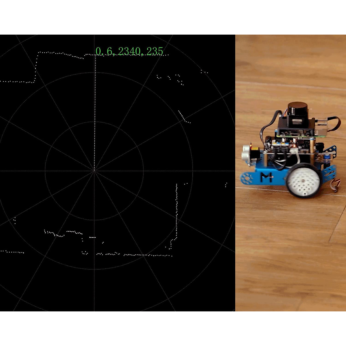 innomaker DTOF LiDAR Time-of-Flight Lidar STL-19P, 360 Degree Omni-Directional Laser Scanning，Anti-Glare 60000Lux, 5000Hz ranging Frequency, 12m Radius ranging, Support ROS/ROS2