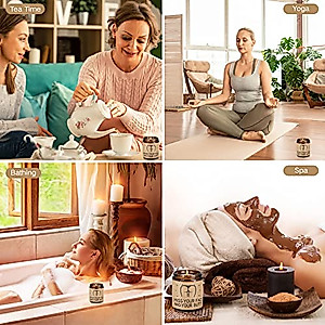 Aromatherapy Candles for Home Scented,Long Lasting Jar Soy Candles for Relaxation, 9oz 50Hour Burn Time,Friendship Gift Set, Mothers Day, Birthday, Graduation, Women Gifts,Tomato