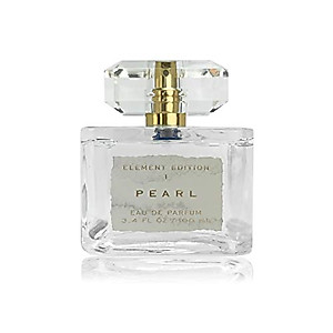 Tru Fragrance Beauty Element Edition Women's Perfume Spray - Pearl, 3.4 oz 100 ml - Calming and Relaxing Fragrance with a Blending of Peach, Rosewater, and Skin Musk