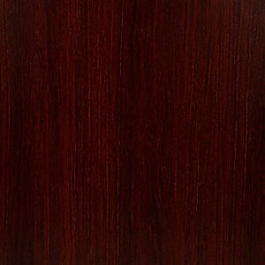 Flash Furniture Tiverton Industrial Modern Desk-Mahogany/Black Commercial Grade Computer Desk-47" Sturdy Home Office Desk-Writing Desk