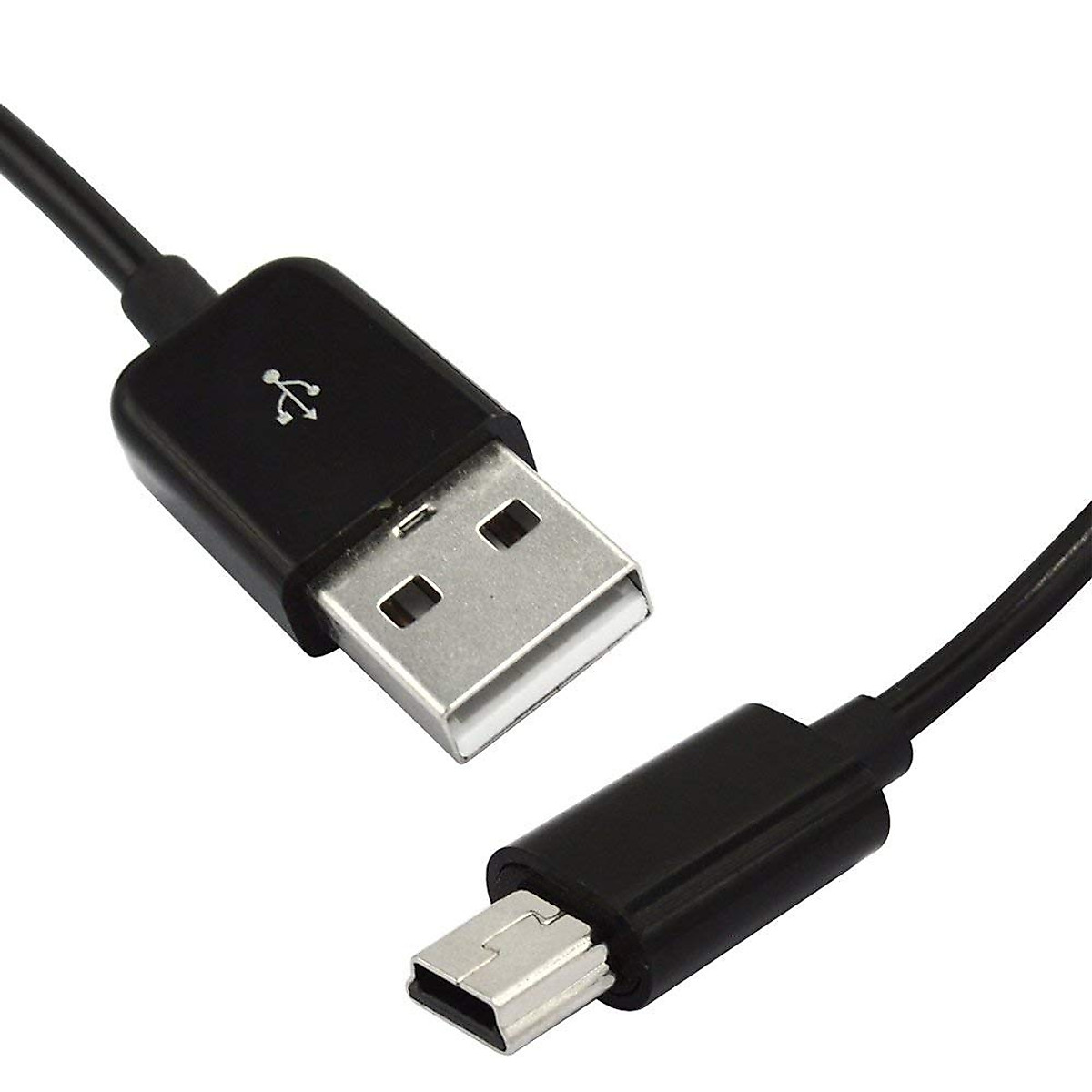 USB 2.0 Type A Male to Mini Expansion Spring Coiled Cable 4-36inch Standard Spiral Flexible Extension for Printers, Cameras, Mouse, Cell Phone