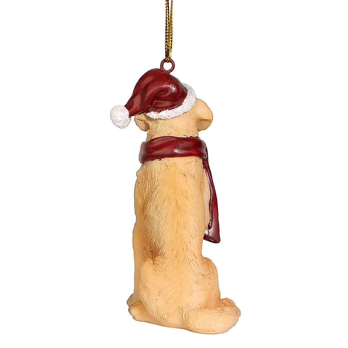 Design Toscano Christmas Xmas Golden Retriever Holiday Dog Ornaments