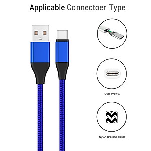 [2 Pack-6Ft] USB C Fast Charger Cord Compatible with Amazon Fire HD 10,10 Plus(2019-2021), New Fire HD 8-10th Gen Tablet,8 Plus (2020),Fire HD7-12th Gen(2022),Kids Edition,Kids Pro