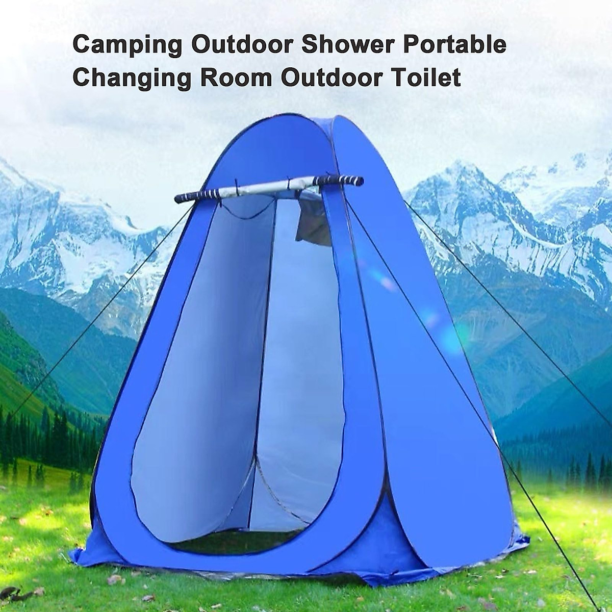 1-2 Person Pop-up Privacy Tent for Portable Toilet, Outdoor Portable Changing Room, Bathroom Tent, Cartoon Boat Changing Room, Outdoor Shower Room.Outdoor Waterproof Portable Locker Room (Pink)