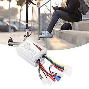 SPYMINNPOO Brush Motor Controller,36V 800W Electric Scooter Speed Controller Brushed Electric Controller Replacement for Upgrade