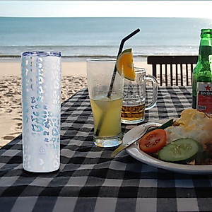 Swig Sip 20oz Skinny Tumblers - Double Wall Stainless Steel Vacuum Insulated Travel Coffee Mug Bridesmaid Gift (Laser Silver)