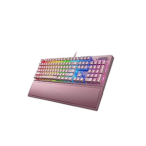 Razer Blackwidow V3 Wired Gaming Mechanical Green Switch Keyboard with RGB Lighting (Renewed)