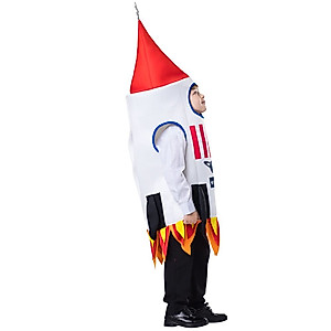 Dress Up America Rocketship Costume for Kids - Space Shuttle Costume - Spaceship Dress Up (T4/S)