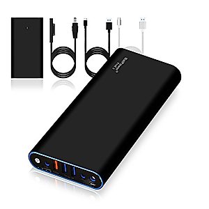 BatPower ProE 2 ES10B 148Wh MS Surface Power Bank for Surface Book 3 2 1 External Battery Surface Laptop 4 3 2 1 Surface Pro X 8 7 6 5 4 3 Go Portable Charger and Surface 120W Slim Charger Adapter