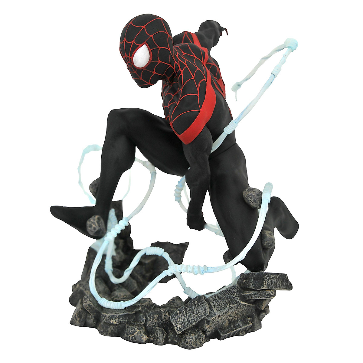 Marvel Premier Collection: Mile Morales Spider-Man Statue, Multicolor, 9 inches
