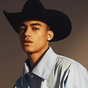 CZ Iced Out Men Screw Back Diamond Earring Studs, 24k Gold Plated Bling Party Jewelry