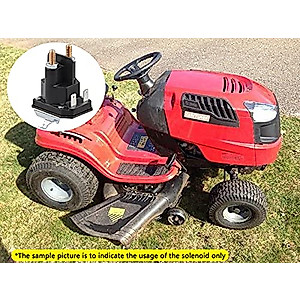 Starter Solenoid Fit for Craftsman Lawn Tractor - Solenoid Fit for AYP Husqvarna Poulan Craftsman LT2000 YS4500 917288701 Mower, Solenoid 12V Replaces 192507 146154 178861 532192507