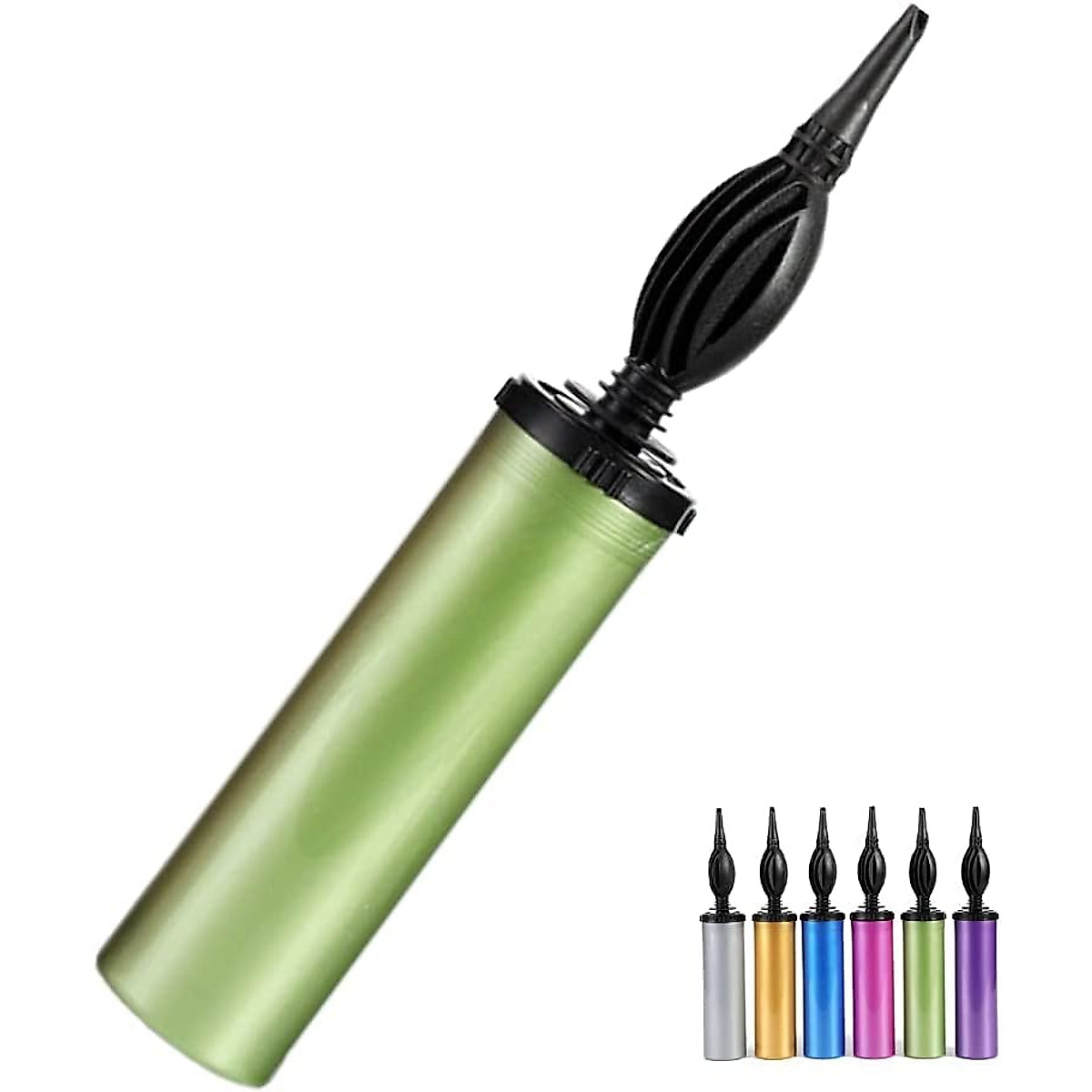 KONGCHAN Balloon Pump Hand Held,Sturdy Balloon Hand Manual Inflator Hand Pump suitable for balloon arch kit, helium balloons, foil & confetti Balloons Yoga Ball（Random Color）