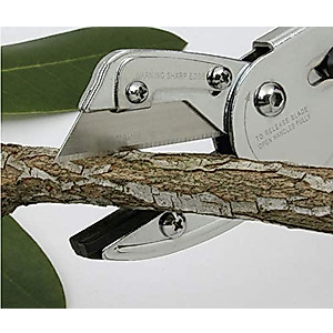 RONAN Multi-Cut Quick Change Utility Cutter, Razor Sharp Multipurpose Cutting Tool Cuts Cable, Wood, Carpet, Laminate Tile, Vinyl, Rubber, Shrubs, For Professionals and DIY