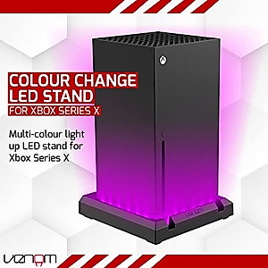 Venom Multi-Colour LED Light-up Console Stand (Xbox Series X)