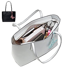 Kate Spade New York Marlee Large Leather Tote (Black/Pink)