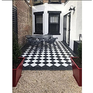 White 8x8 Subway Square Porcelain Floor Wall Tile Matte Finish (Box of 12.7 Sqft - 30 Pieces) for Backsplash Kitchen, Accent Decor, Bathroom Shower Tile by Tenedos