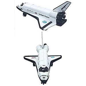 Rhode Island Novelty 5 Inch Diecast Pullback Space Shuttle, One Space Shuttle
