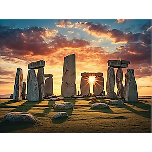Stonehenge Lit Up Fabric Panel - SAP-012, Panel Size is 20.5” X 15.5”, Quality Quilting Cotton