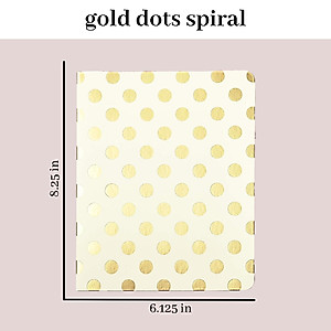 kate spade new york Spiral Notebook - Gold Dots