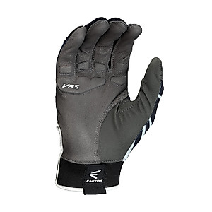 EASTON GAMETIME Batting Gloves | Baseball Softball | Adult Large | White/Grey