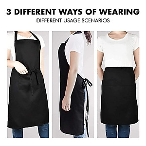 XBPDMWIN Funny Grill Aprons for Men - May The Forks Be With You - Men Aprons for Cooking Funny - Men’s Funny Chef Cooking Grilling BBQ Aprons - Star Fathers Day Gifts for Dad, Husband, Movie Fans