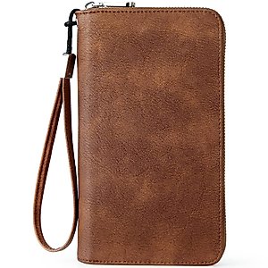 BOSTANTEN Womens Leather Wallets RFID Blocking Large Capacity＆Backpack Purse for Women Fashion Travel Backpacks