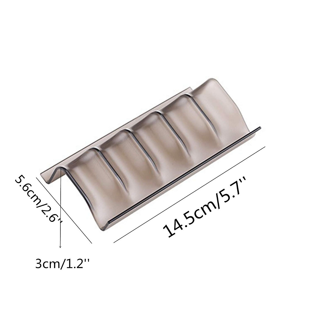 HAN SHENG 8 Pcs Shelf Essential Oils Storage Racks Oil Bottles Expandable Essential Oil Holders Convenient Storage for Organizing Displaying Spice Oils Racks (Black)