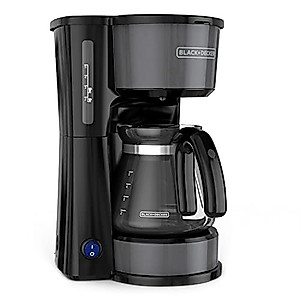 BLACK+DECKER™ 4-in-1 5-Cup* Coffee Station Coffeemaker, Black Stainless Steel