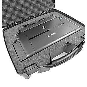 CASEMATIX Printer Travel Case Compatible with Canon PIXMA TR150 iP110 Wireless Portable Printer and Accessories, Case Only