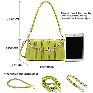 Shoulder Dumpling Purse Handbag for Women Fashion Crossbody Tote Bag Soft Clutch Pouch Bag