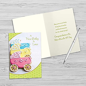 Designer Greetings Assorted All Occasion Cards (12 Foiled and Embossed Greeting Cards) – Birthday, Sympathy, Get Well, New Baby, Wedding, Thank You, Anniversary, Friendship