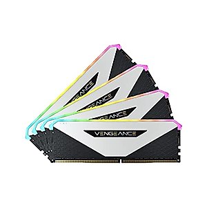 CORSAIR Vengeance RGB RT 32GB (4x8GB) DDR4 3600 (PC4-28800) C18 1.35V Desktop Memory