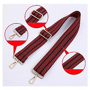 Umily Wide Shoulder Strap Adjustable Replacement Belt Guitar Style Cross body Handbag Purse Strap