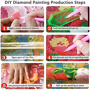 Diamond Painting Kits for Adults DIY 5D Diamond Art for Home Wall Decoration and Gift Options （19.8x15.7inch/50x40cm)