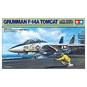 TAMIYA 1/48 Grumman F-14A Tomcat Carrier Launch Set TAM61122 Military Other