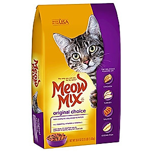 Meow Mix Original Dry Cat Food, 3.15 Lb (Pack Of 3)