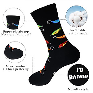 Golden Associate Fishing Gifts for Men, Novelty Fishing Socks and Tumbler 20 Oz Cup, Fisherman Gifts Stocking Stuffers for Dad Boys Husband Grandpa Boyfriend Him