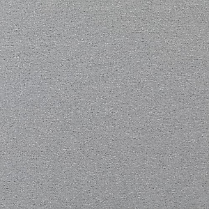 EMMA + OLIVER Queen Size Light Gray Fabric Upholstered Panel Headboard with Metal Surround and Legs - Attaches to Standard Bed Frames