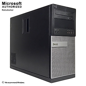 Dell Optiplex 7020 Tower Desktop PC, Intel Quad Core I7-4790 up to 4.0GHz, 8G DDR3, 1T SSD, DVD, WiFi, BT, DP, VGA, Windows 10 Pro 64 Bit-Multi-Language Supports English/Spanish/French(Renewed)