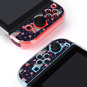 AoHanan Cheerful Hedgehogs Switch Screen Protector Cover Full Accessories Switch Game Case Protection Skin for Switch Console And Joy-Cons