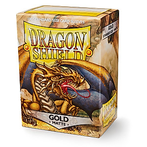 Dragon Shield - Matte Gold 100