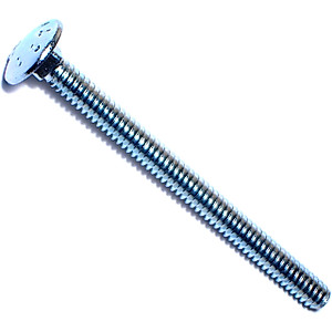Hard-to-Find Fastener 014973230357 Carriage Bolts, 3/16-24 x 2-1/2, Piece-100, zinc